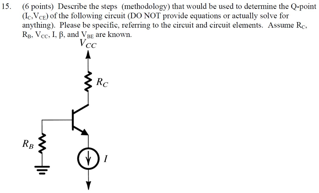 Solved Describe the steps (methodology) that would be used | Chegg.com