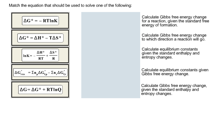Solved Match the equation that should be used to solve one | Chegg.com