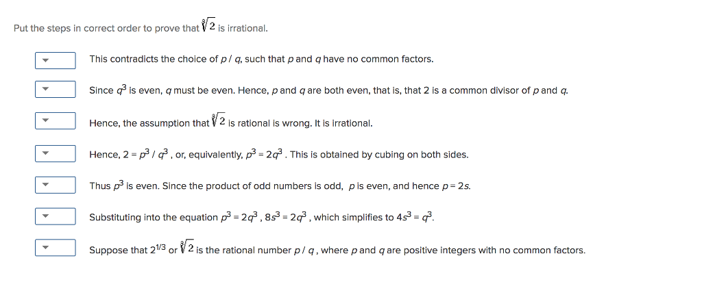 Solved Put the steps in correct order to prove that V2 is | Chegg.com