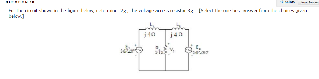 Solved For the circuit shown in the figure below, determine | Chegg.com