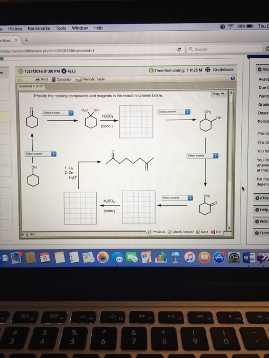 Solved Provide the missing compounds and reagents in the | Chegg.com