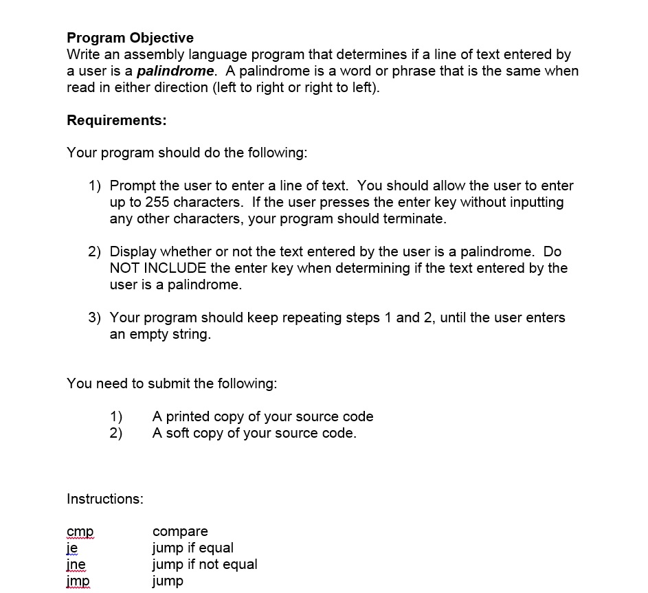x86 masm intel Assembly **googling the answer and | Chegg.com