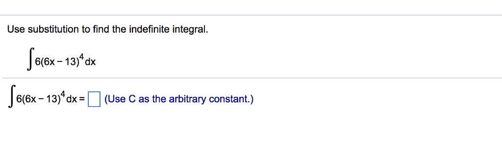 Solved Use substitution to find the indefinite integral. | Chegg.com