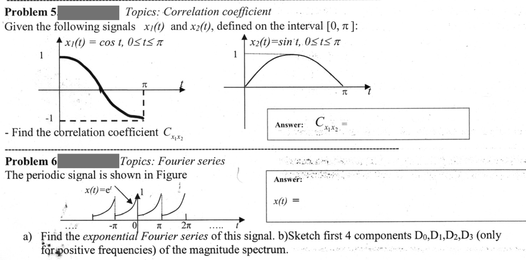 Solved Problem 5 Topics Correlation Coefficient Given The