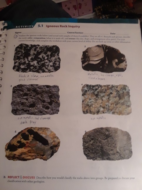 Solved 5.1 Igneous Rock Inquiry ACTIVITY Name: Dete currer" | Chegg.com