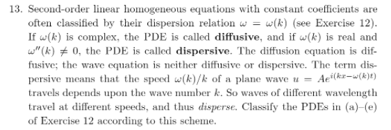Solved 13. Second-order linear homogeneous equations with | Chegg.com
