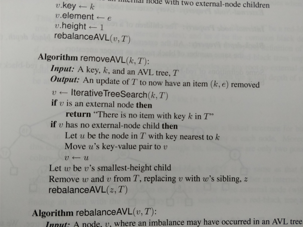 Solved ll ineal Hode with two external-node children u.key ← | Chegg.com