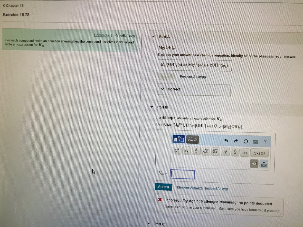 Solved For each compound, write an equation showing how the | Chegg.com