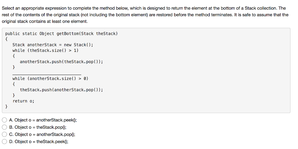 Solved Select an appropriate expression to complete the | Chegg.com