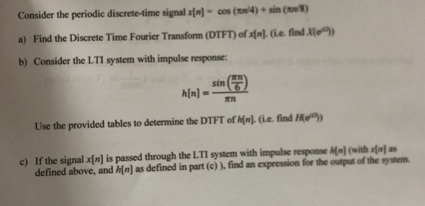 Solved Consider the periodic discrete-time signal in]- cos | Chegg.com