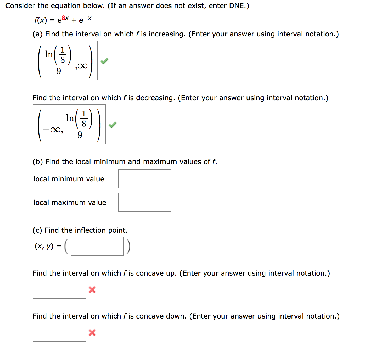 Solved Consider the equation below. (If an answer does not | Chegg.com Solved Consider the equation below. (If an answer does not | Chegg.com