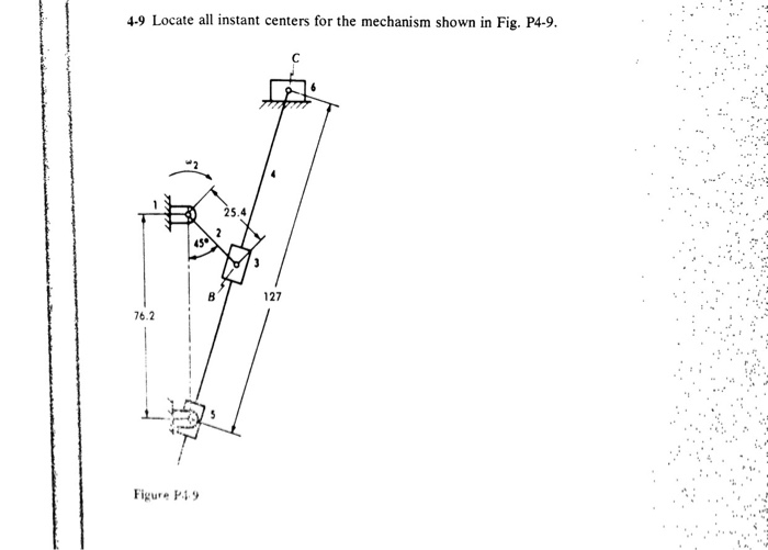 Solved Locate all instant centers for the mechanism shown in | Chegg.com
