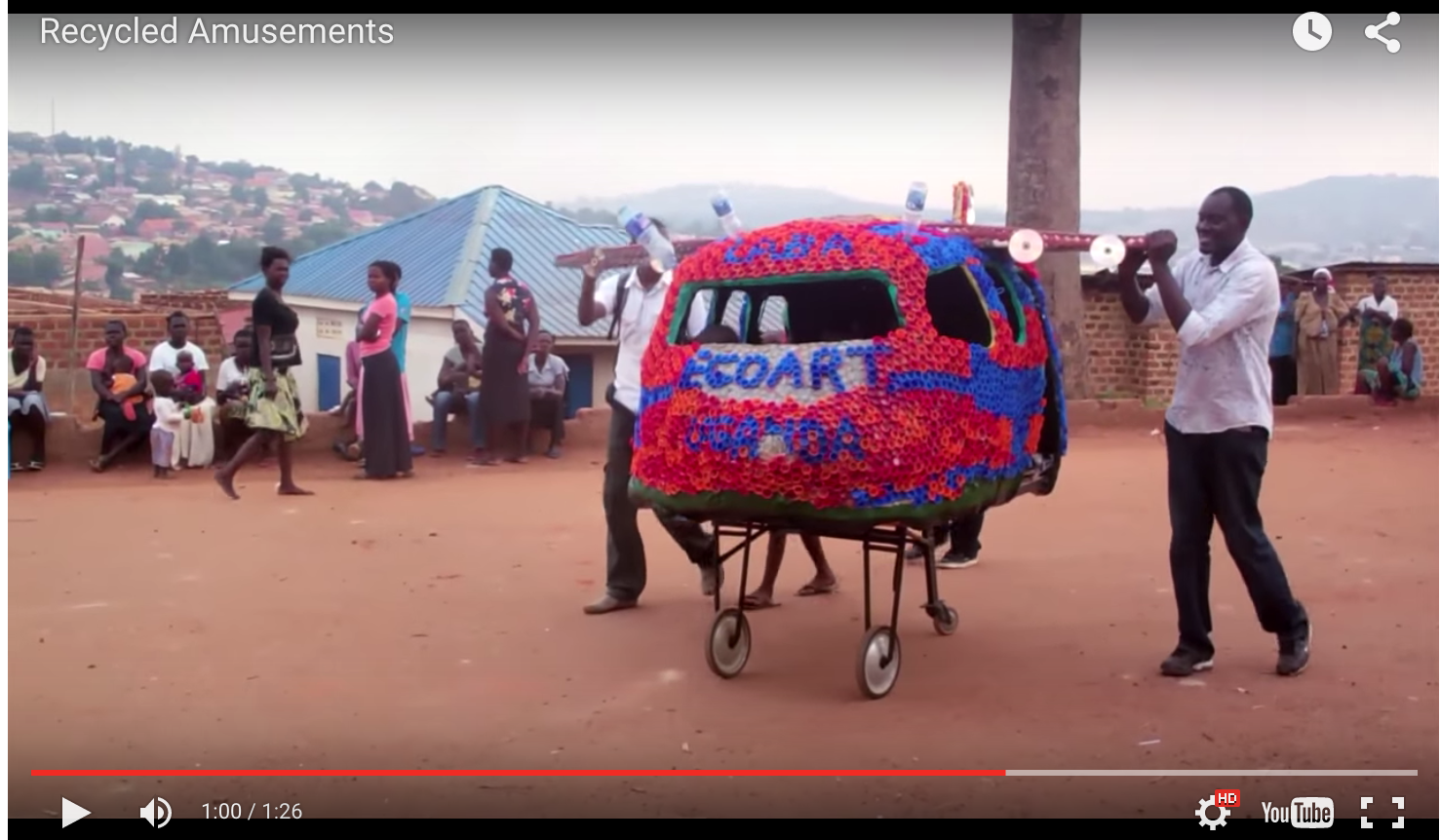 Ruganzu Bruno Tusingwire, an eco-artist from Uganda, | Chegg.com