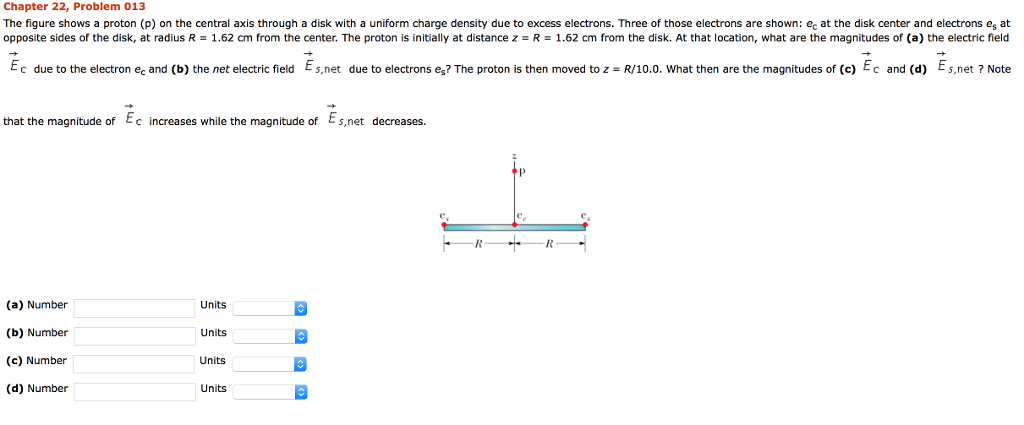 Solved Chapter 22, Problem 013 The figure shows a proton (p) | Chegg.com