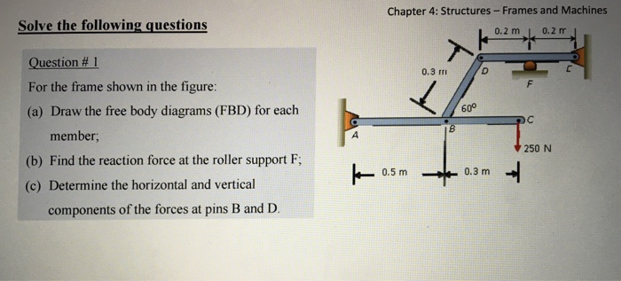 Solved Chapter 4: Structures- Frames and Machines Solve the | Chegg.com