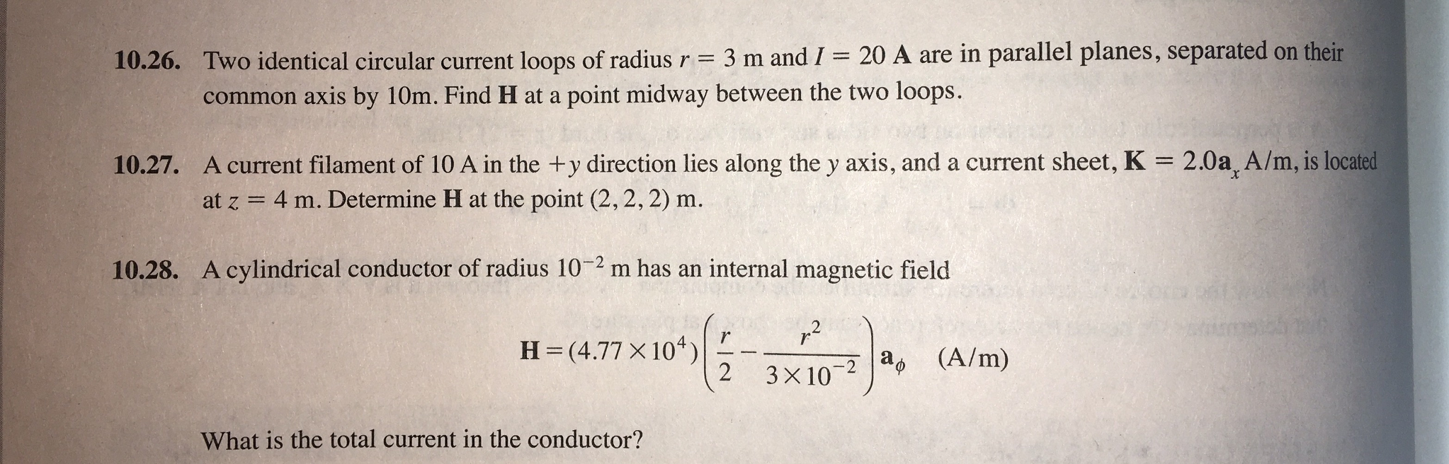 Solved Two identical circular current loops of radius r = 3 | Chegg.com