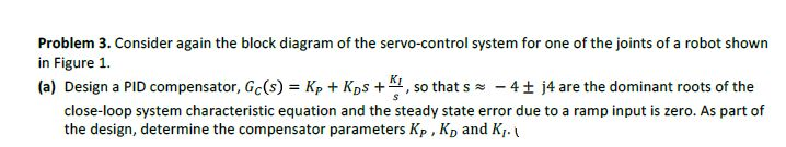 Solved Problem 3. Consider again the block diagram of the | Chegg.com