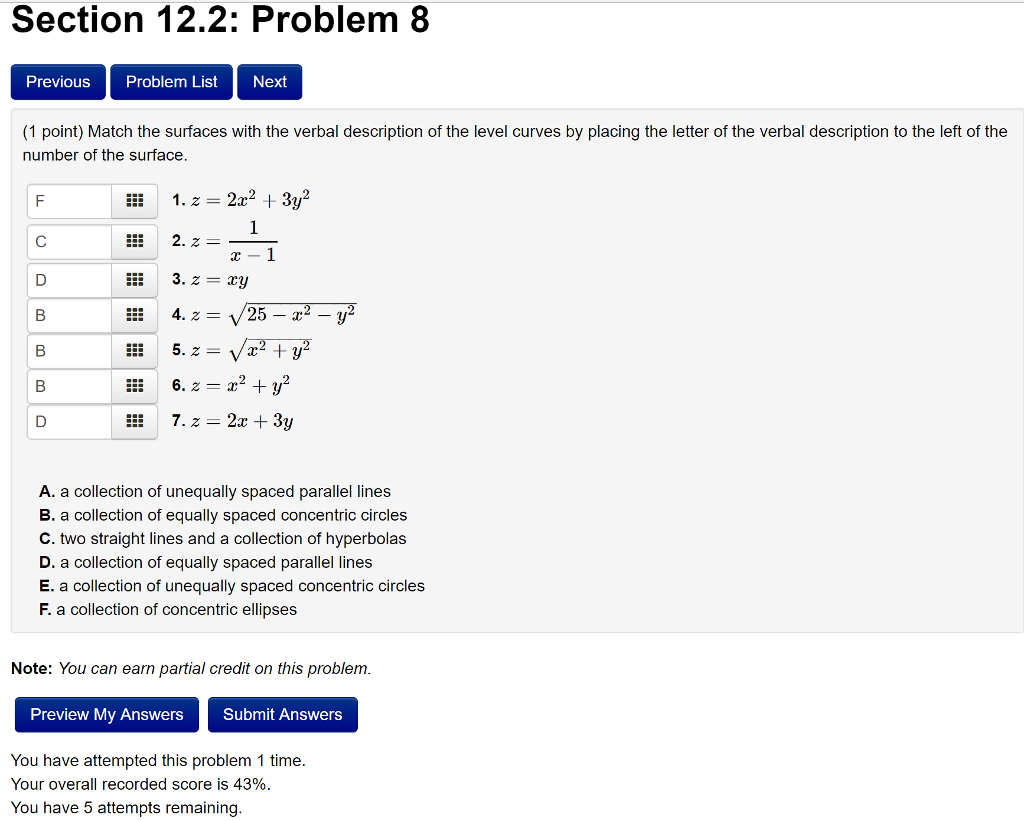 Solved Section 12.2: Problem 8 Previous Problem List Next (1 | Chegg.com