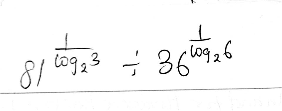 Solved 1/8 1/log23 36 1/log26 | Chegg.com