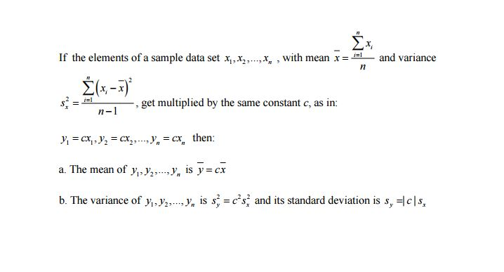Solved If the elements of a sample data set x_1,x_2,...,x_n | Chegg.com