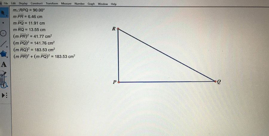 Solved The images below were constructed using Geometer's | Chegg.com