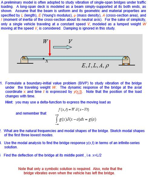 A preliminary model is often adopted to study | Chegg.com