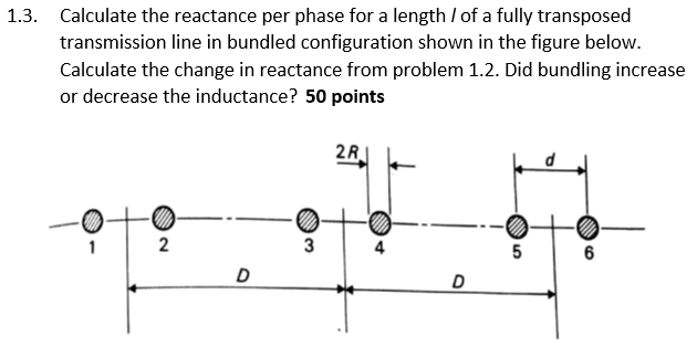 Solved calculate the reactance per phase for a fully | Chegg.com