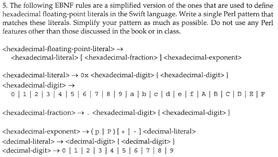 5 The Following Ebnf Rules Are A Simplified Version