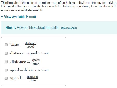 Solved Thinking about the units of a problem can often help | Chegg.com