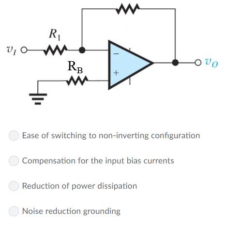 Solved Ease of switching to non-inverting configuration | Chegg.com