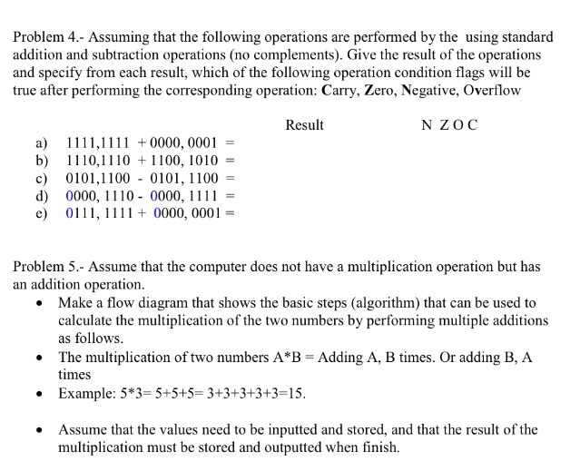 Solved Problem 4.- Assuming that the following operations | Chegg.com
