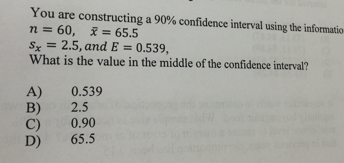 Solved You are constructing a 90% confidence interval using | Chegg.com Solved You are constructing a 90% confidence interval using | Chegg.com