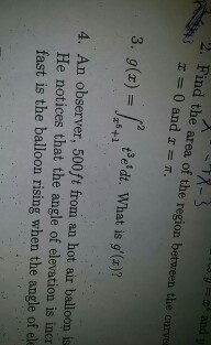 Solved Solve using second fundamental theorem of calculus | Chegg.com