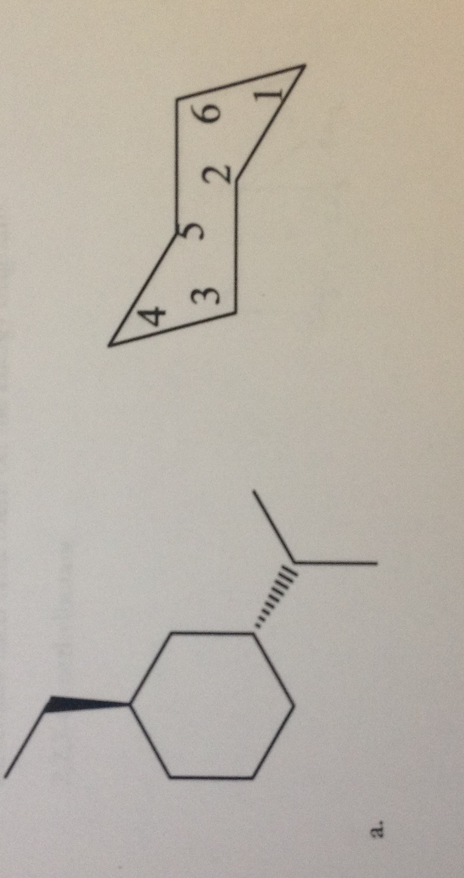 Solved Draw the chair conformation and show the ring flip | Chegg.com