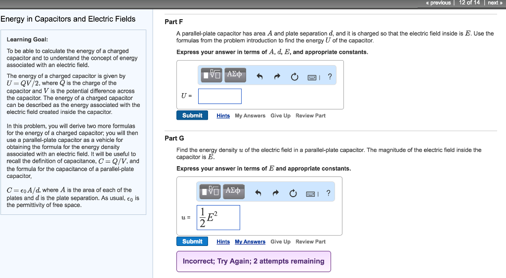 Solved Learning Goal: To be able to calculate the energy of | Chegg.com