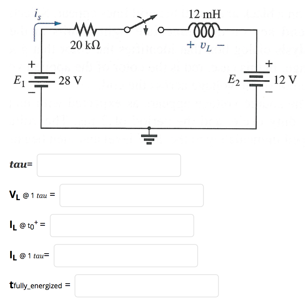 Solved For the inductor shown below, calculate 1. The | Chegg.com