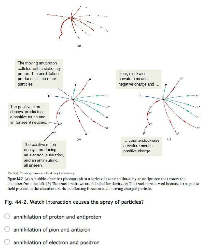Solved The moving antiproton collides with a stationary | Chegg.com