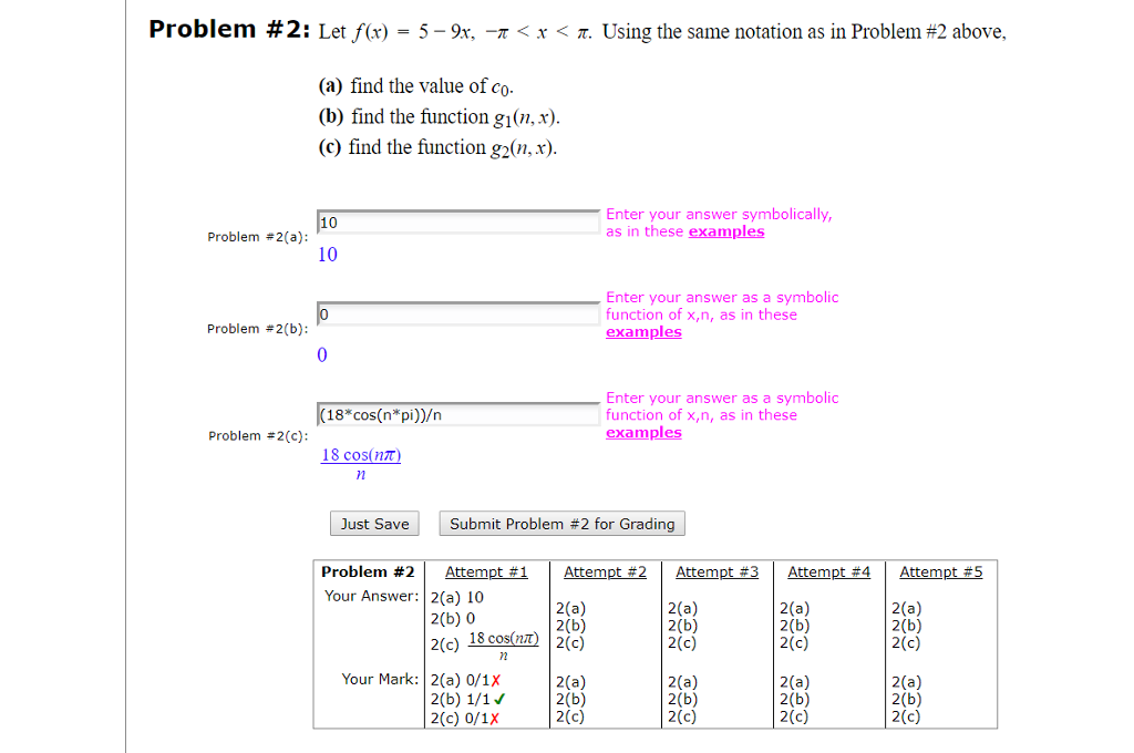 Solved Problem #1: Let 7 -1 | Chegg.com