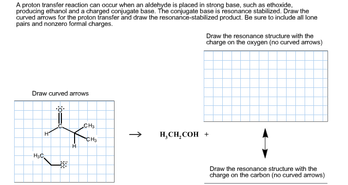 Solved A proton transfer reaction can occur when an aldehyde | Chegg.com