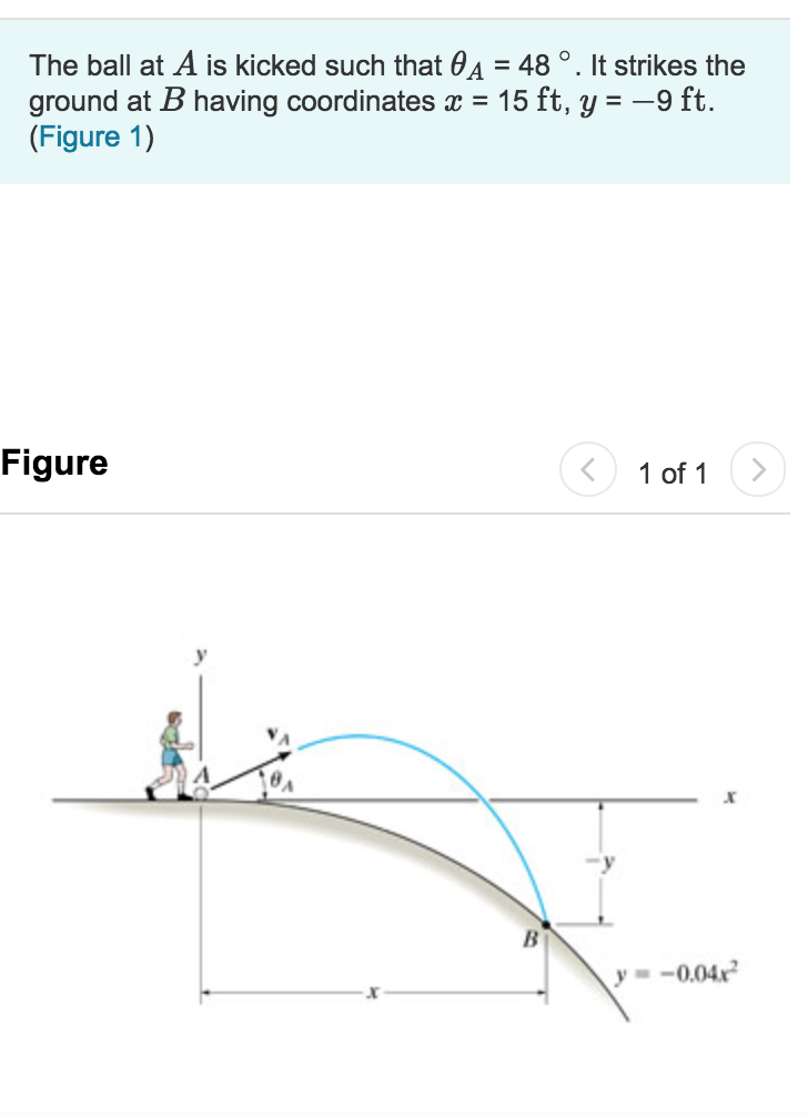 Solved Determine the speed at which the ball is kicked and | Chegg.com