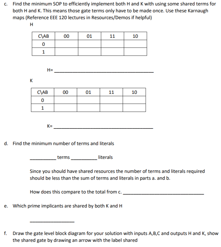 Solved Here are some definitions Literal In the term ABC A, | Chegg.com