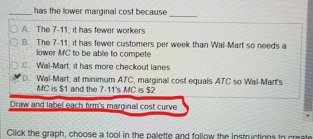 Solved If the ATC curves of a Walmart store and a 7-eleven | Chegg.com