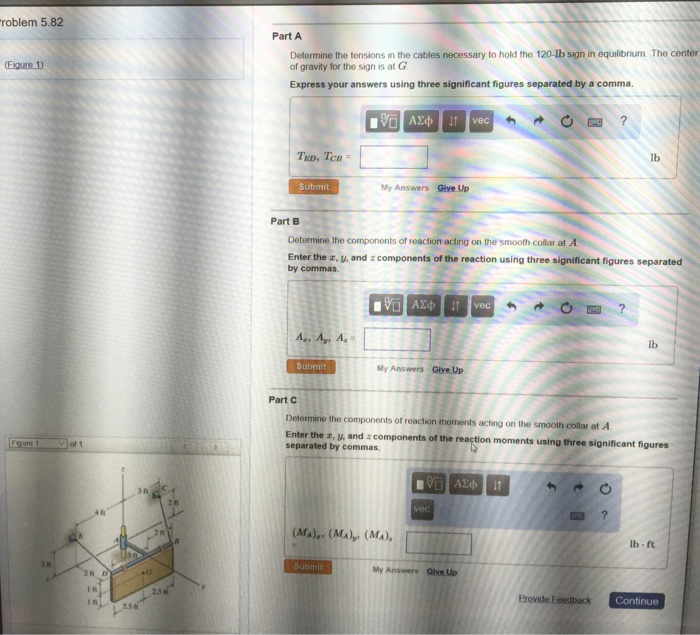 Solved Determine the tensions in the cables necessary to | Chegg.com
