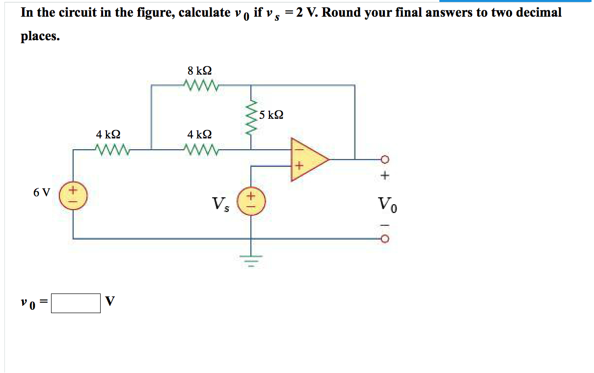 Solved Find vo and io in the circuit shown below. 0 120 kS2 | Chegg.com