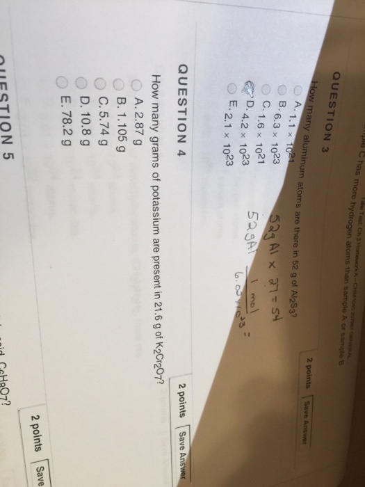 Solved How many grams of potassium are present in 21.6 g of | Chegg.com