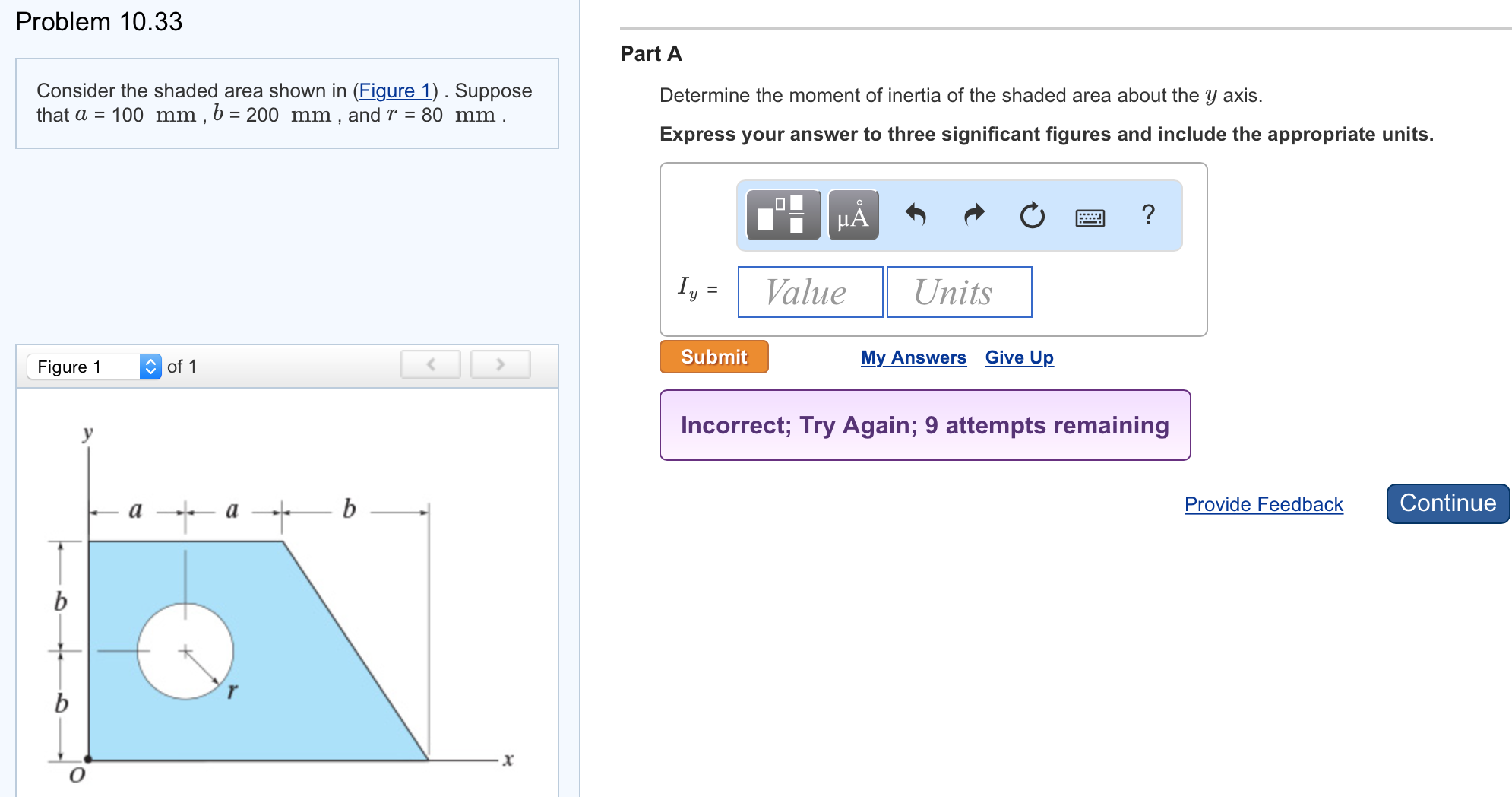 Solved Consider the shaded area shown in (Figure 1). Suppose | Chegg.com Solved Consider the shaded area shown in (Figure 1). Suppose | Chegg.com