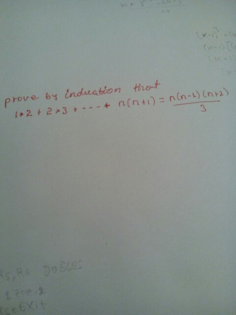 Solved prove by induation thot | Chegg.com