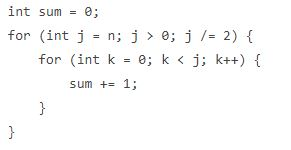 Solved What is the time complexity of the following snippet | Chegg.com