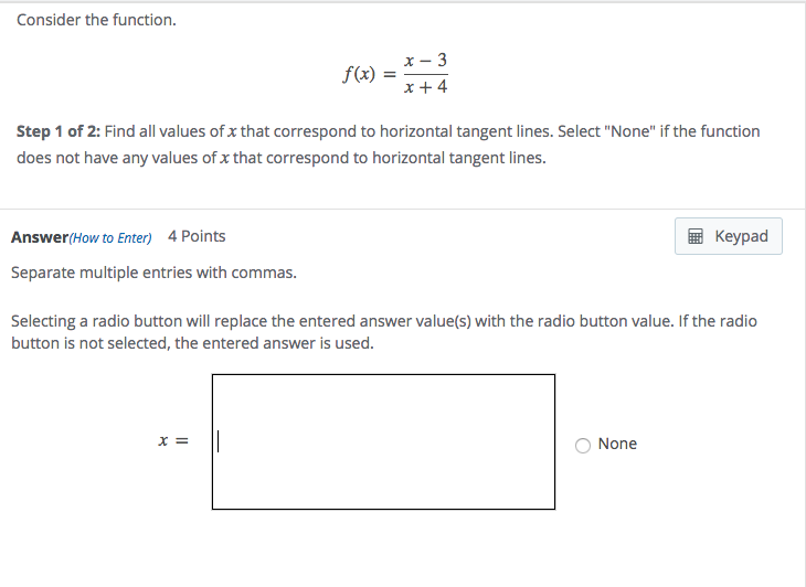 Solved Step 2 of 2: Determine the open intervals on which | Chegg.com