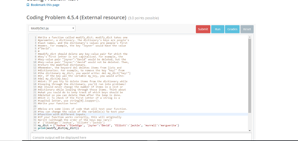 Solved A Bookmark this page Coding Problem 4.5.4 (External | Chegg.com
